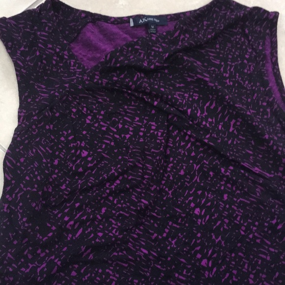 Anne Klein | Tops | Anne Klein Purple Top | Poshmark